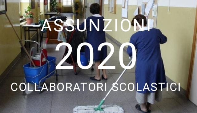 Assunzione Collaboratori Scolastici 2020: ecco la domanda - Concorsi ...